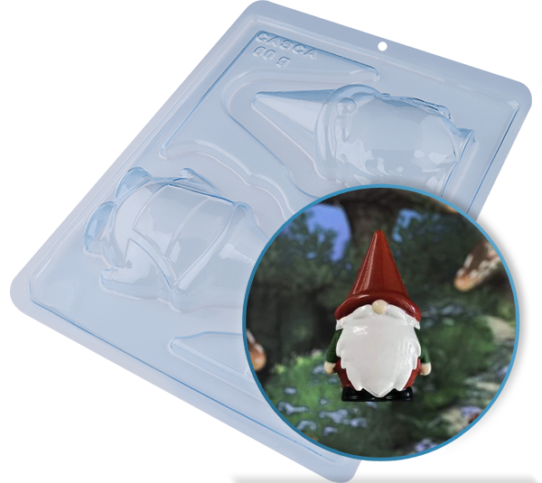Gnome / Elf 5-inch 3D Mold – Chocolate Mold Co