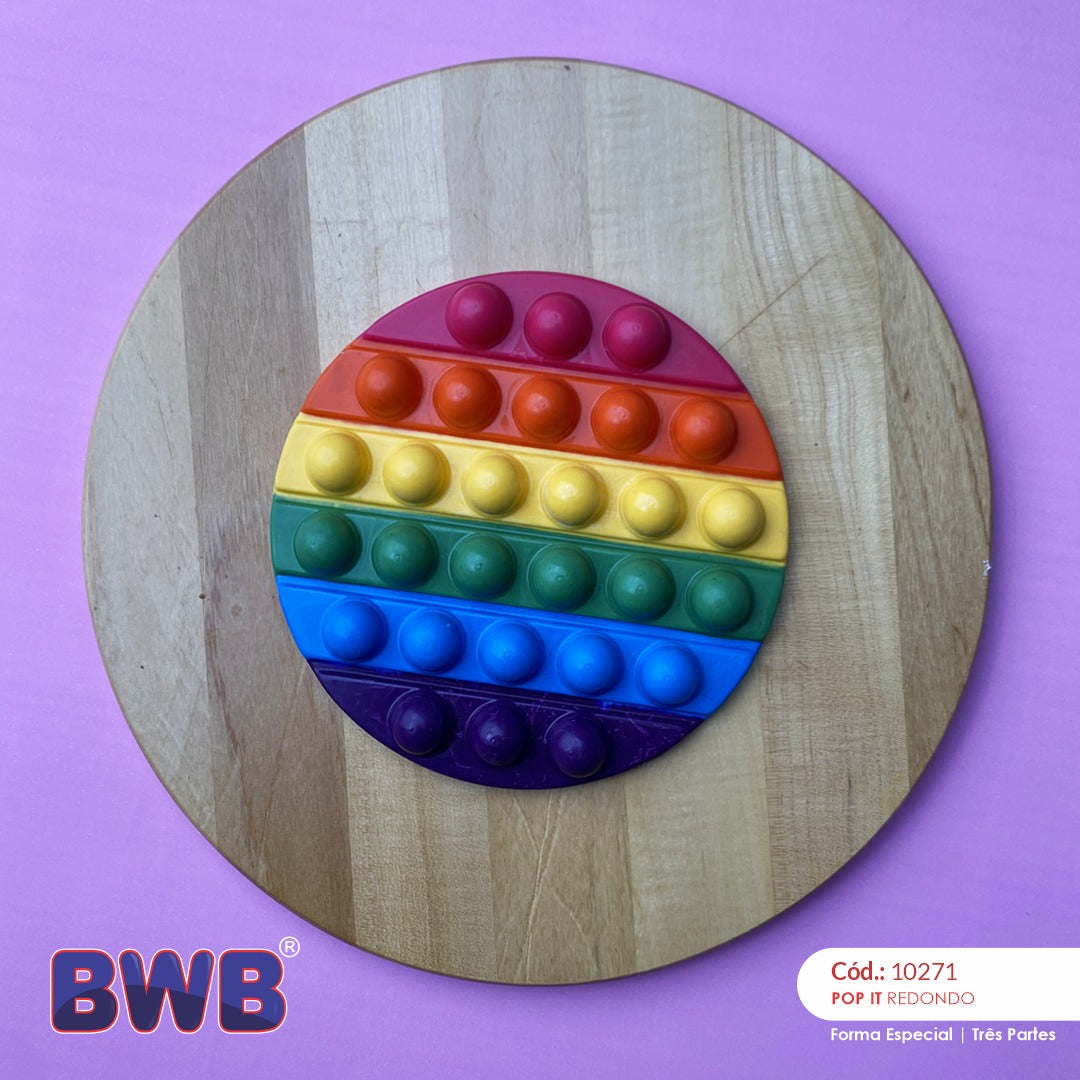 Circle Pop It Mold (3 Piece) – Chocolate Mold Co